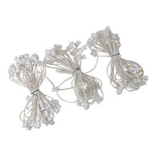 100' Commercial C7 Christmas Light Socket Set 12" Spacing 18 Gauge ...