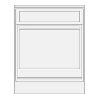 Wall Oven Base Single 27w Beadboard - Contemporary - Ovens - by Houzz ...