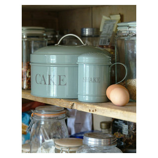 Cake Tin and Flour Shaker, Shutter Blue - Traditional - Other - by ...