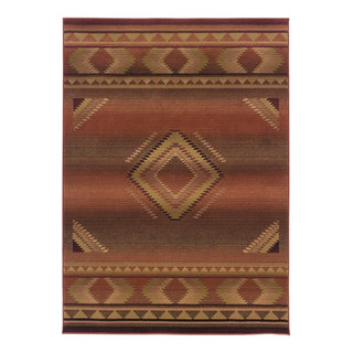 Oriental Weavers Sphinx Generations Casual Red Rug, 6'7"x9'1 ...