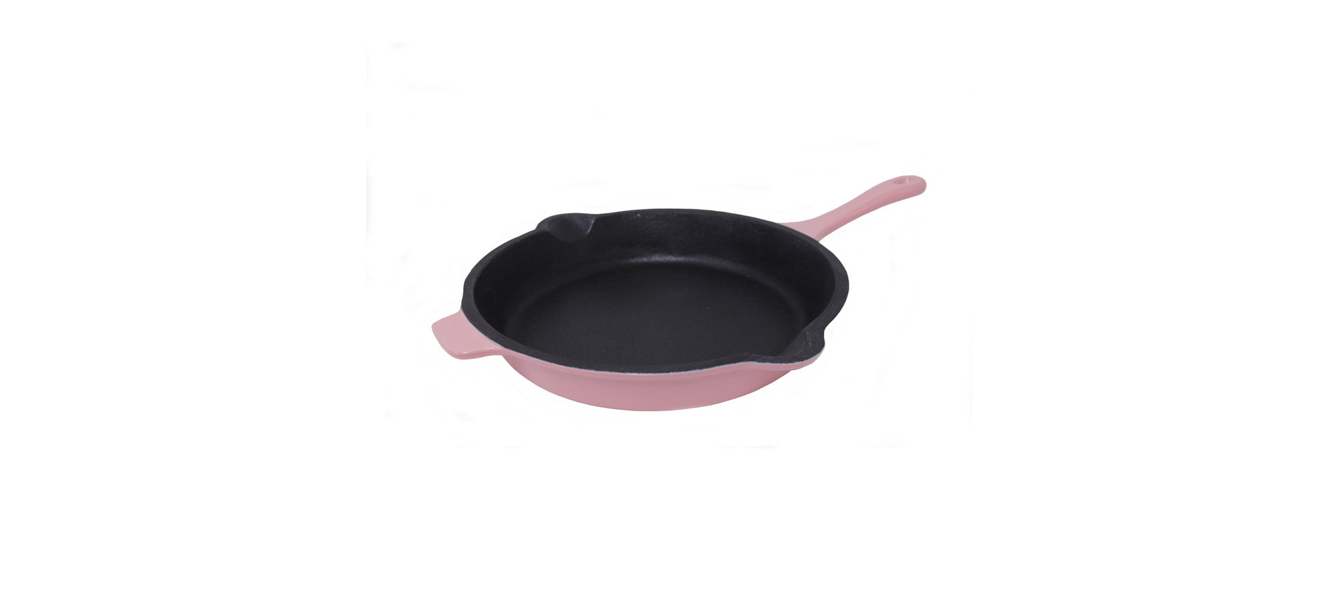 Neo Cast Iron Fry Pan, Pink, 10" - Contemporary - Frying Pans And ...