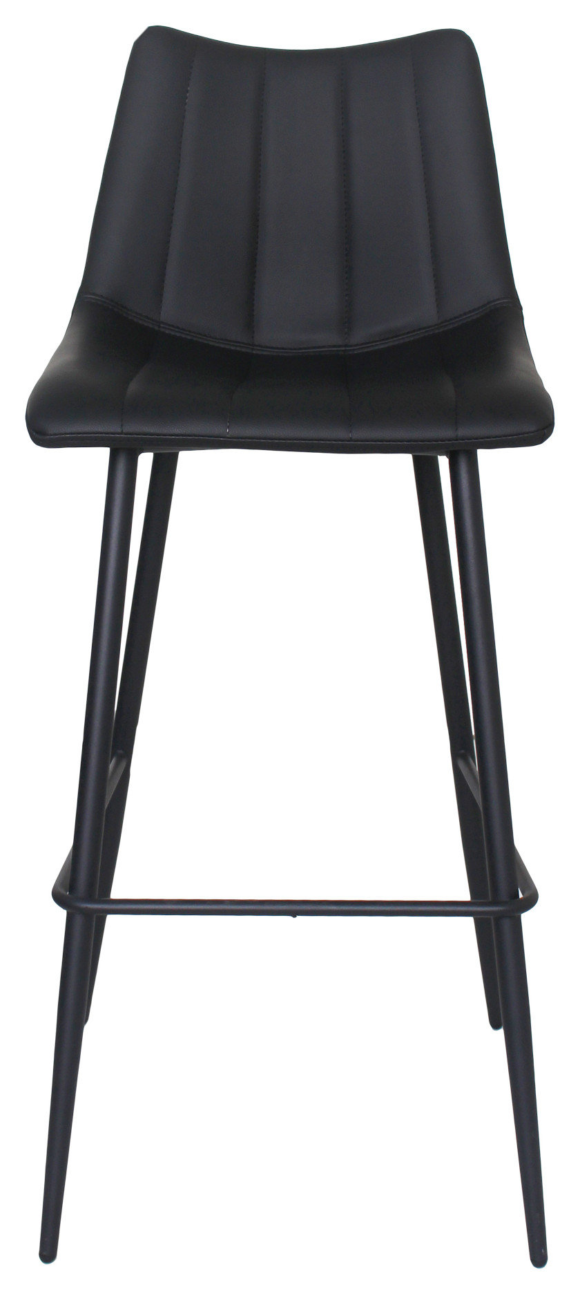 Barstool Matte Black (Set of 2) Black Contemporary - Midcentury - Bar ...
