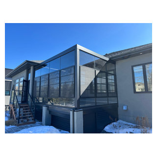 4-Track Stacking Sunroom Windows in Winnipeg - Sunroom - Toronto - by ...
