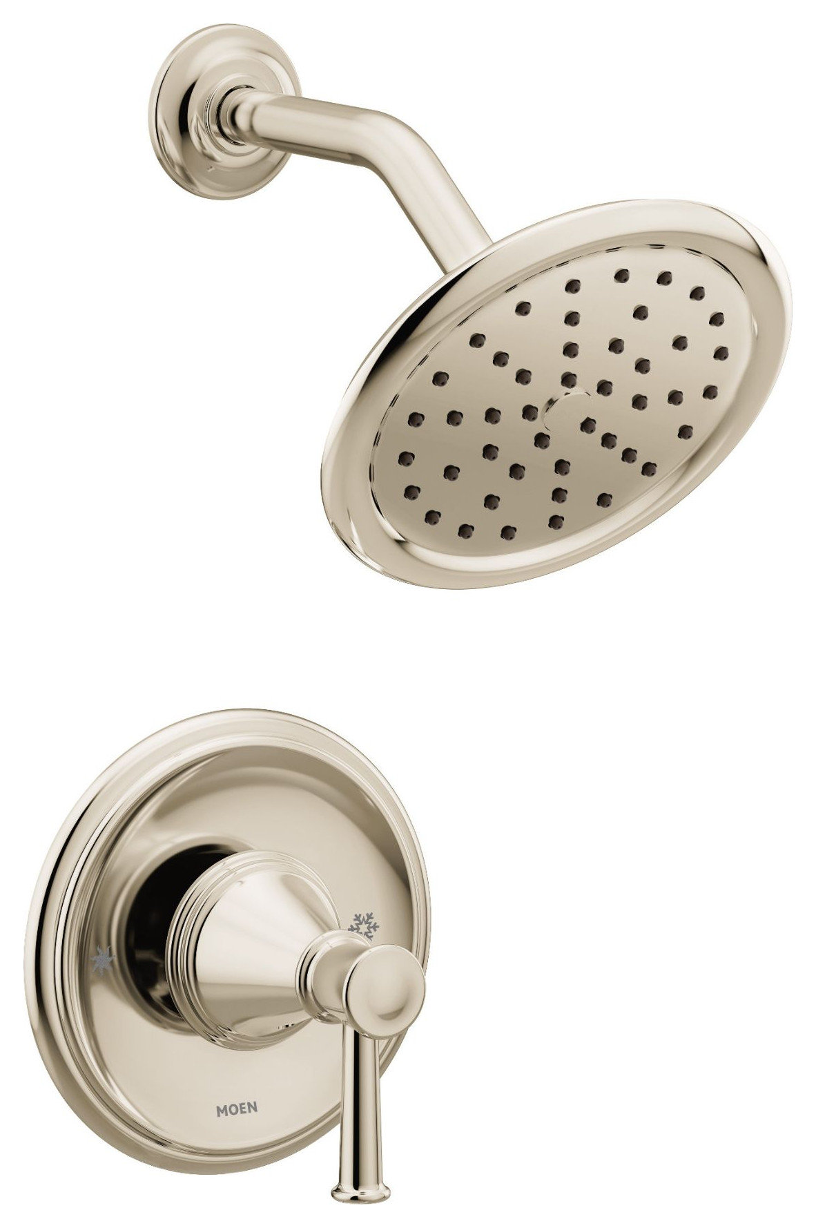 Moen Posi-Temp(R Shower Only Polished Nickel, T2312NL - Transitional ...