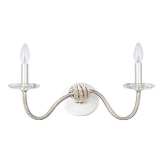 Venus Two Light Wall Sconce in Pewter - Traditional - Wall Sconces - by ...