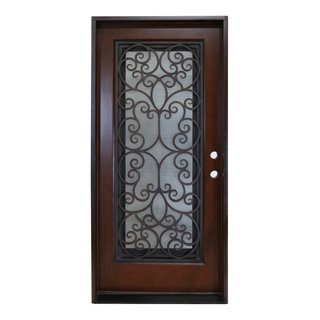Forever Door, Exterior Front Entry Composite Door FRC06, 36"x80", Left ...