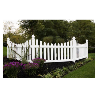 Vinyl Picket Fence - French Country - Landscape - Other - by Freedom ...