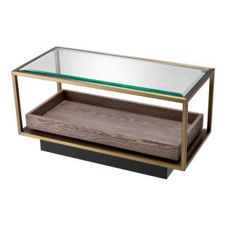 Modern Rectangular Side Table, Eichholtz Roxton - Contemporary - Side ...