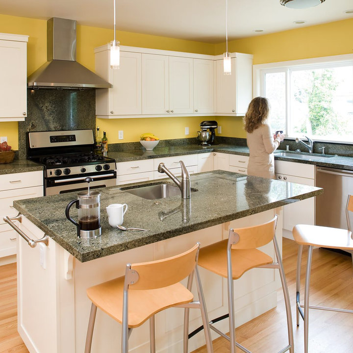 75 Beautiful Kitchen with Green Benchtop Ideas & Designs - May 2024 ...