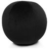 Posh Ball Pillow - Black, 12" x 12" - Transitional - Decorative Pillows ...