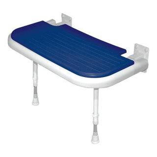 ARC Extra-Wide Seat, Blue - Contemporary - Shower Benches & Seats - by ...