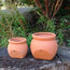 Natural 2-Piece Terra-Cotta Fallen Pot Set - Contemporary - Outdoor ...
