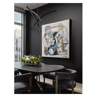 Downtown Highrise Condo Demure Luxury: Dining Room - Contemporary ...