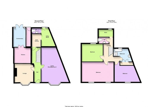 Triangle Bedroom Design