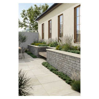 2021 Backyard Landscaping Ideas | Mini Creta Wall - Traditional ...