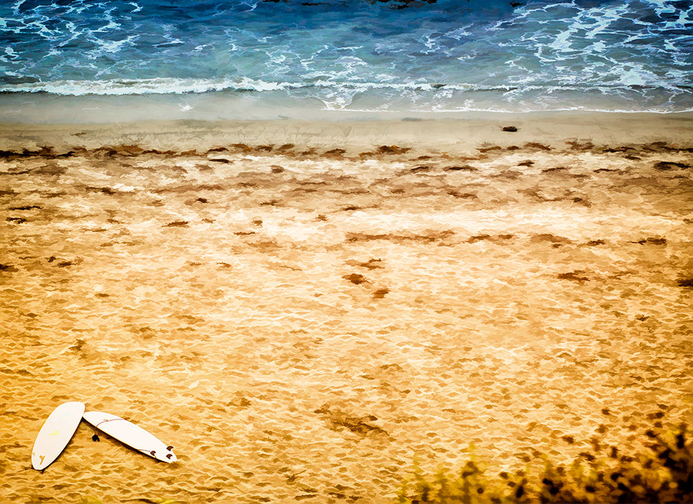 "Kowabunga", 32" x 44" - Beach Style - Prints And Posters - by JVA Art ...