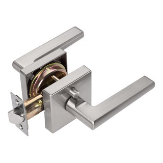 Dynasty Hardware CAP-30-US15, Capri Lever Privacy Set, Satin Nickel ...