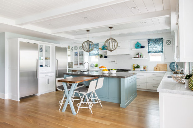 6 New Kitchens With Clever Island Seating Ideas