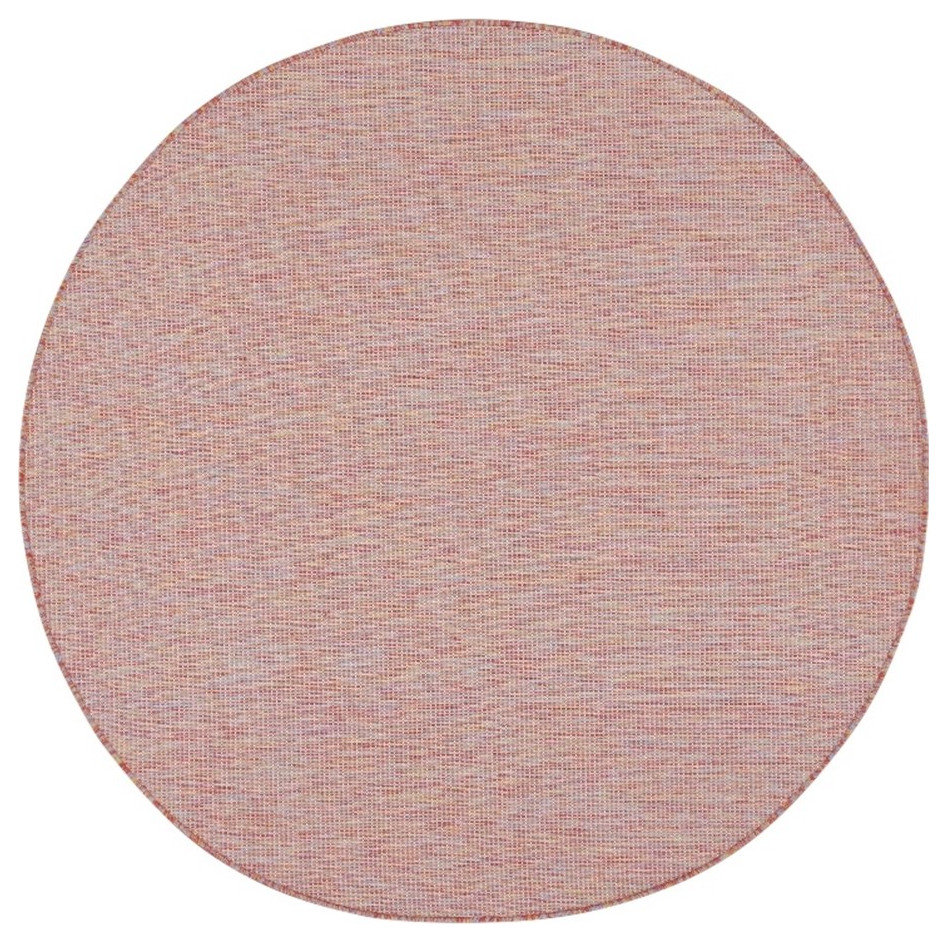 Nourison Positano 6' x Round Rainbow Fabric Modern Area Rug (6' Round ...