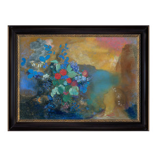 Ophelia among the Flowers by Odilon Redon, Print on Canvas, 28'' x 20 ...