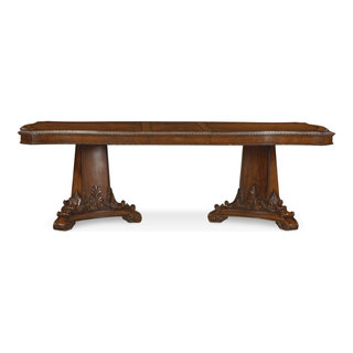 Emma Mason Signature Navajo Double Pedestal Dining Table in Cherry ...