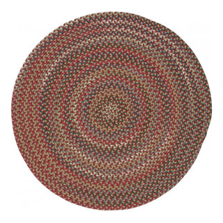 Colonial Mills Rug Wayland Round Red Round, 4X4 - Contemporary - Area ...