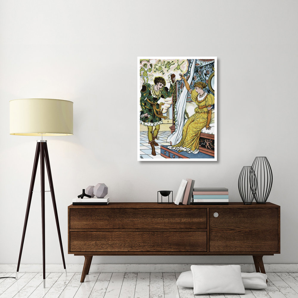 "Frog Prince - The Transformation" Digital Paper Print by Walter Crane ...