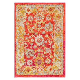 Traditional Penelope Brick Area Rug, 2'2"x3' - Traditional - Area Rugs ...