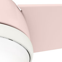 Hunter 36" Valda Ceiling Fan, Blush Pink With LED Light and Handheld ...