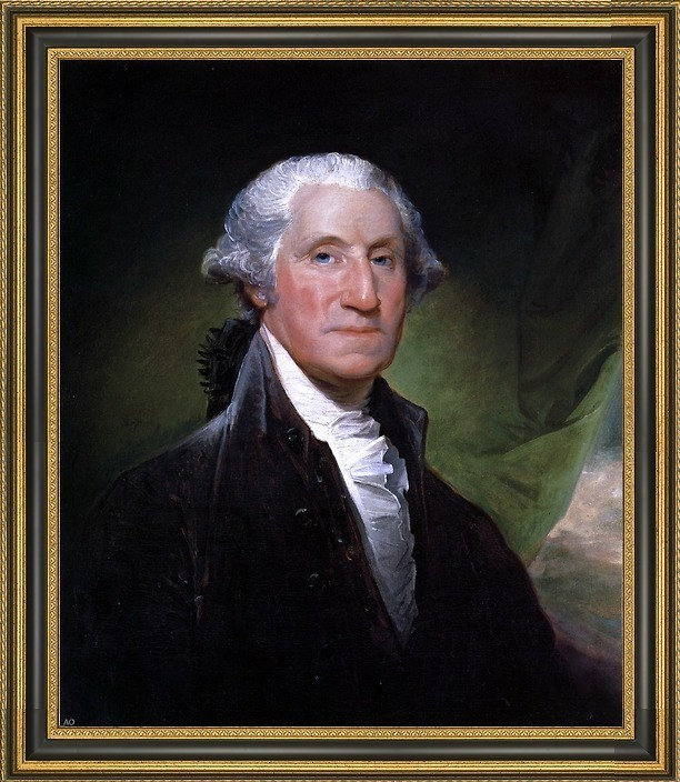 Gilbert Stuart George Washington (The Gibbs-Channing-Avery Portrait ...