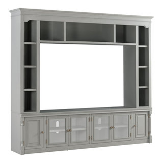Virginia Gray Entertainment Center for TVs up to 75" - Transitional ...