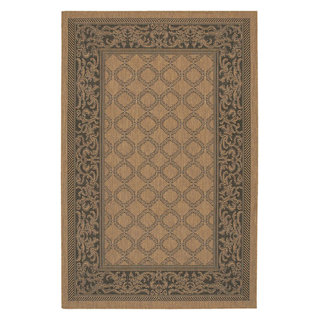 Couristan Recife Cocoa and Black Area Rug, 2'3" x 7'10" - Traditional ...