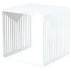 Cisco Modern Square Steel Side Table with Powder Coated Finish - Modern ...