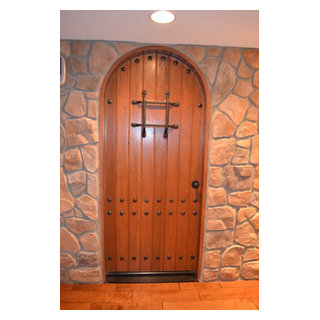 Rustic, Arched, Solid Mahogany Wood , Entry Doors, by ETO Doors ...