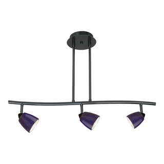 Dark Bronze Metal Serpentine, Surface Mount Light, Sl-954-3-Db/Bls ...