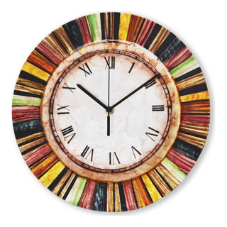 Multicolor Clock - Beach Style - Wall Clocks - by Eangee | Houzz