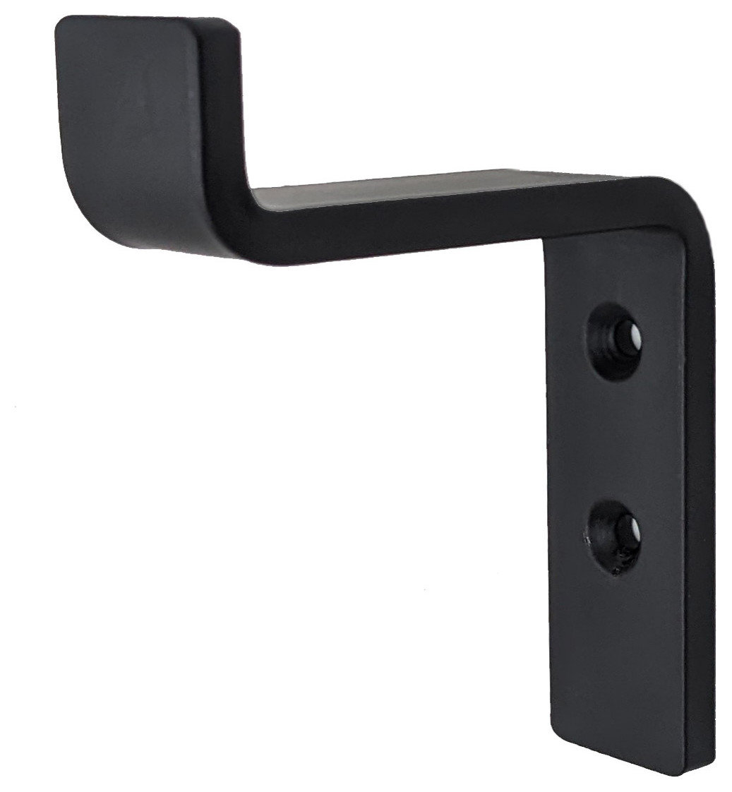 (4) Single Coat Hook B Black Steel Iron Modern Farmhouse Rustic ...