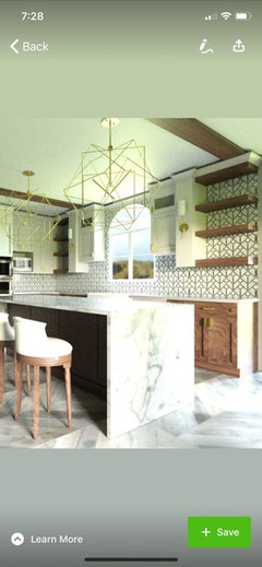 Pendant Light placement over peninsula | Houzz Forum