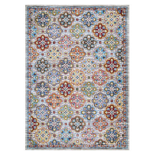 Couristan Gypsy Nameh Bone Rug 8'x10'9" - Mediterranean - Area Rugs ...