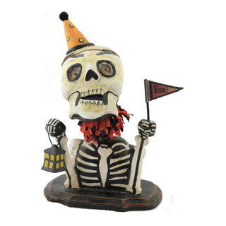 Halloween Skelley Nodder Polyresin Skeleton Bobble Head Spooky 43025, 9 ...