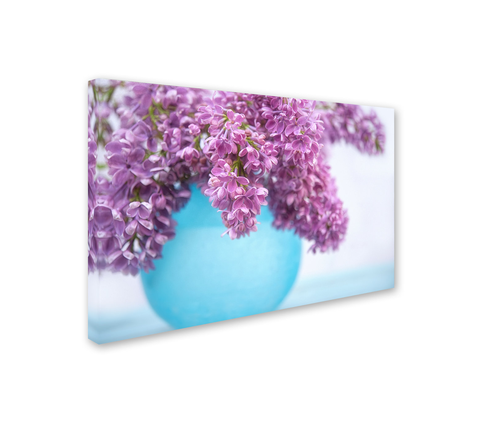 Cora Niele 'Lilacs In Blue Vase Iii' Canvas Art, 12"x19" - Contemporary ...
