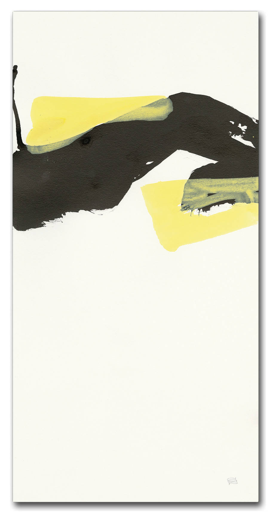 "Minimal Panel I" by Chris Paschke, Canvas Art, 24"x12" - Contemporary ...