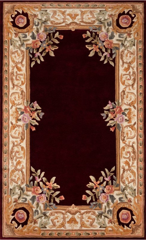Momeni Harmony 2 HAI-7 Burgundy Area Rug, 2'3"x8' Runner - Traditional ...