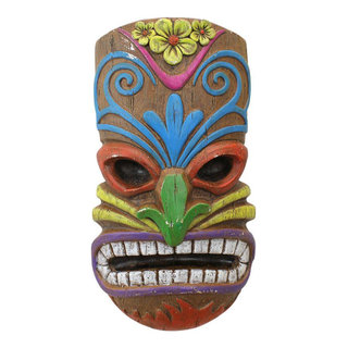 Design Toscano Hoaloha Tiki Face Plaque - Tropical - Wall Accents - by ...