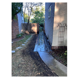 Concrete Paver Walkway in Random Ashlar Pattern – 50th & Zenith ...