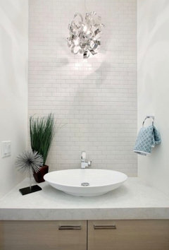 Powder room tile/backsplash ideas