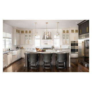 Paramount Quartzite Kitchen Range and Island with Mitered Waterfall ...