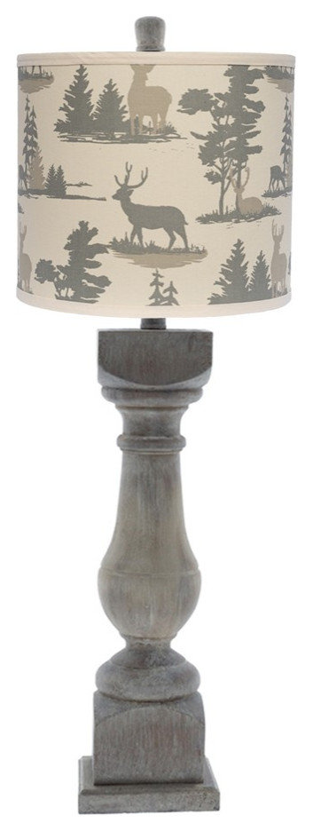 Rustic Woodland Lodge Table Lamp - Rustic - Table Lamps - by UStradeENT ...