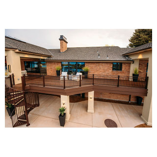 Dream Deck -- Envision Distinction Rustic Walnut composite deck ...