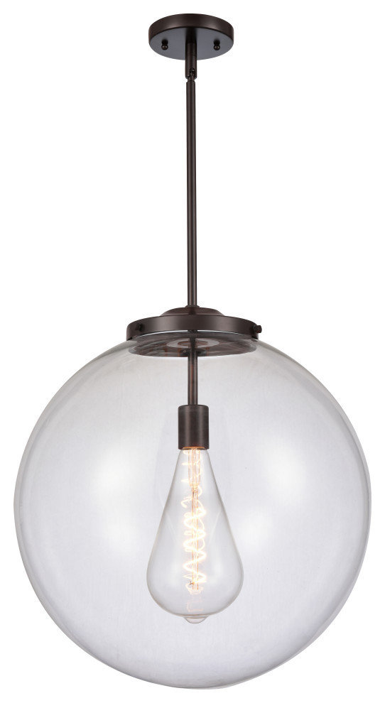 Beacon 1-LT 18" Pendant 221-1S-OB-G202-18-LED, Oil Rubbed Bronze ...